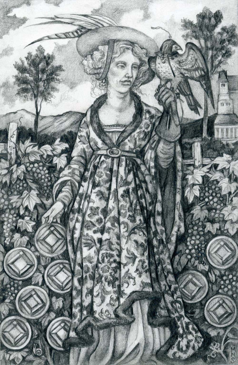 The Ashen Glass Tarot - Ink, Paper, String